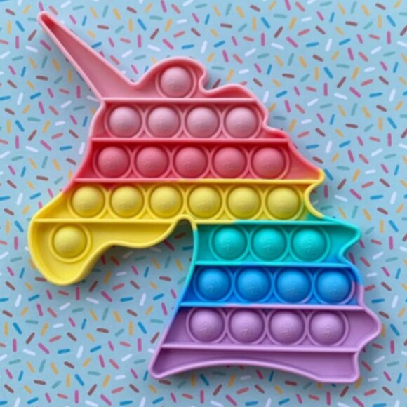 Toys | Unicorn Shape Pop It Fidget Toy | Poshmark
